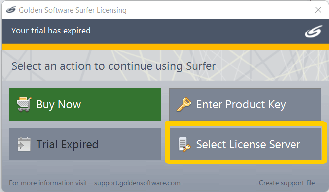 Activate your Golden Software products – Golden Software Support