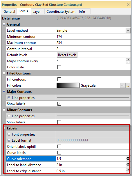 Contour Labels not displaying in Surfer – Golden Software Support Contour Labels not displaying in Surfer – Golden Software Support