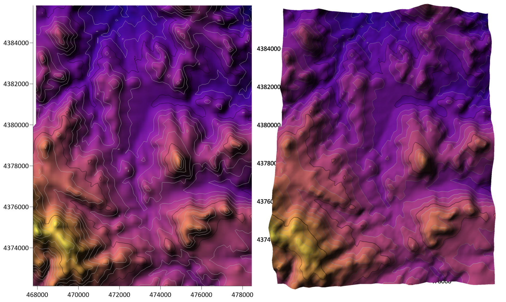 Create a map with 3D shading in Surfer – Golden Software Support